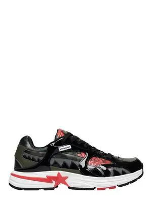 A BATHING APE Anti Social Social Club X Shark Sta Sneakers - Black