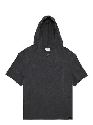 COURREGES Hooded T-shirt - Grey