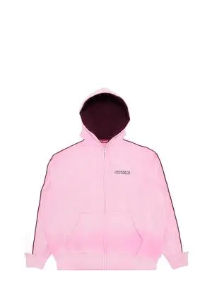 Supreme Supreme State Zip Up Hoodie Pink