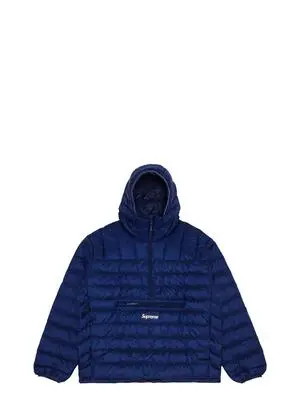 Supreme Micro Down Half Zip Hooded Pullover - Blue