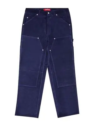 Supreme Suede Double Knee Painter Pant - Blue