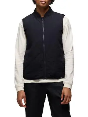 Prana Encinitas Reversible Quilted Vest - Black