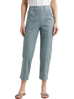 Hue HUE Stretch Twill Utility Pants Stormy Sea