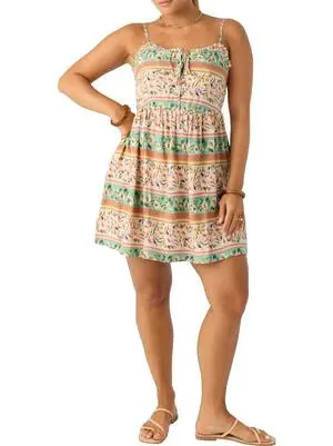 O'Neill Delena Floral Minidress - Tapioca