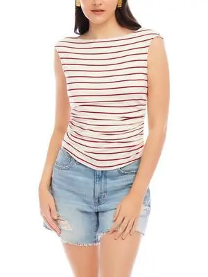 Fifteen Twenty Tasha Stripe Top - Red