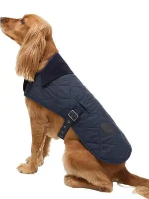 Barbour Quilted Nylon Dog Coat - Dark Navy