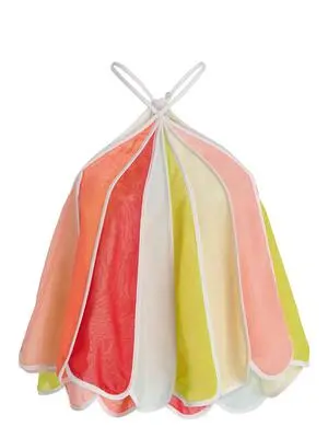 ROSIE ASSOULIN Exclusive Riviera Silk-Chiffon Umbrella Top