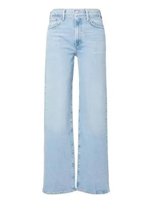 AGOLDE Harper High-rise Wide-leg Jeans - Blue