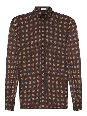 SAINT LAURENT Saint Laurent Printed Wool Shirt