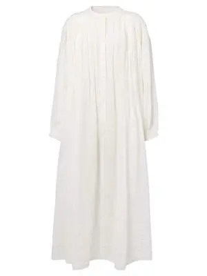 RÓHE Oversized Ramie Maxi Dress - White