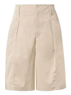 LEMAIRE Maxi Bermuda Shorts - Beige