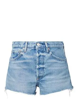 AGOLDE Parker Denim Shorts - Blue