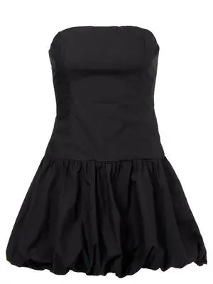 Faithfull The Brand Saskia Strapless Mini Dress - Black
