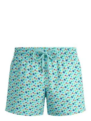 Vilebrequin Micro Ronde Des Tortues Swim Trunks - Pacific Bl