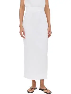 Posse Emma Linen Skirt - Ivory