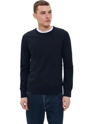 Reigning Champ Mid-weight Terry Crewneck - Navy