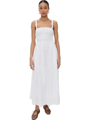 LA MAREGOLD June Dress - Cloud White Eyelet