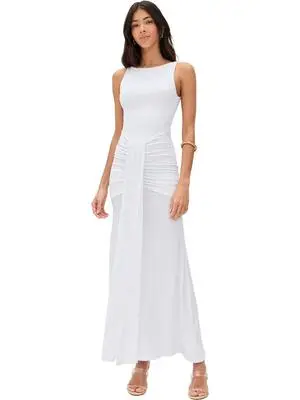 RUNAWAY THE LABEL Adalyn Maxi Dress - White