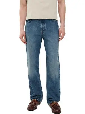 ALEX MILL Relaxed Straight-leg Jeans - Antique Indigo