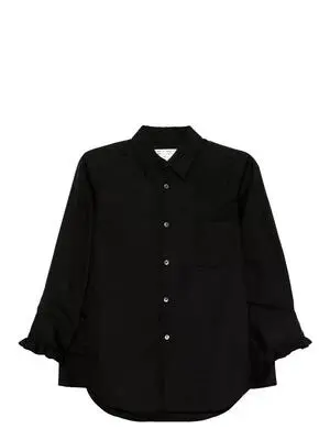 Comme Des Garçons Cotton Shirt - Black