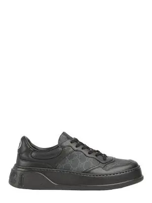 Gucci Chunky Sneaker With Gg Supreme Canvas - Black