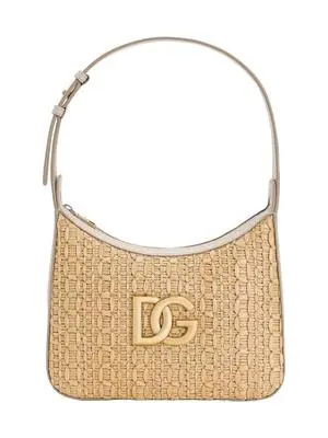 Dolce & Gabbana Dolce & Gabbana Rafia Crochet Shoulder Bag Multicolor