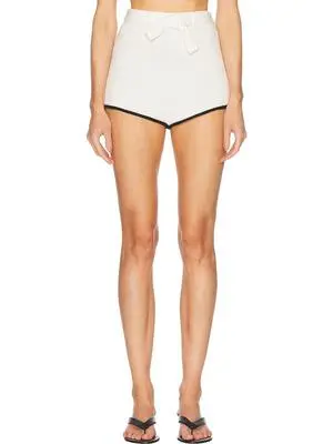 LA PORTE French Tipped Hot Short - Cloud