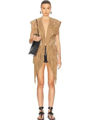 Isabel Marant Dalila Vest - Beige