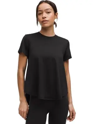 Lululemon Lightweight Split-back Training T-shirt Black