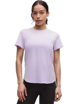 Lululemon Lightweight Split-back Training T-shirt Lavender Frost