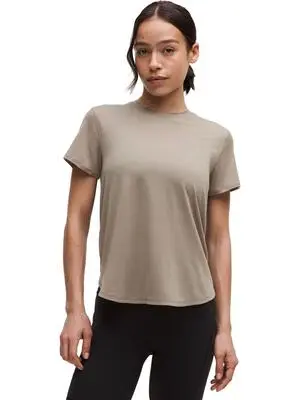 Lululemon Lightweight Split-back Training T-shirt - Warm Ash Grey