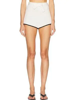 LA PORTE French Tipped Hot Short - Cloud