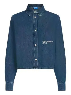KARL LAGERFELD Karl Lagerfeld Jeans Boxy Denim Blouse