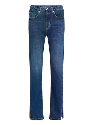Karl Lagerfeld High-rise Straight Jeans - Blue