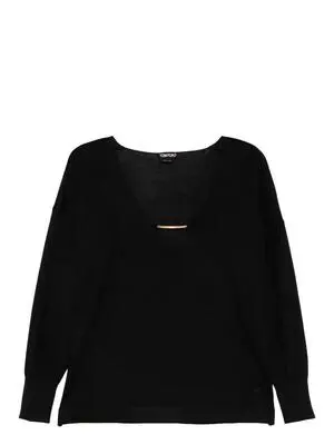 TOM FORD Knitted Top - Black