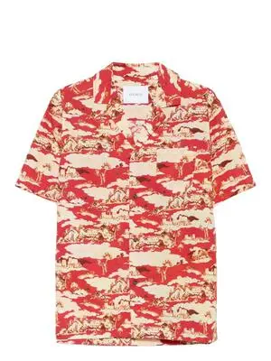 LES DEUX Lesley Ruins Shirt - Red