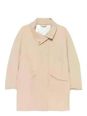 OOF WEAR Stand-up Collar Coat - Neutrals