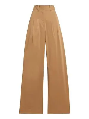 Veronica Beard Rennert Wide-leg Pants - Light Brown