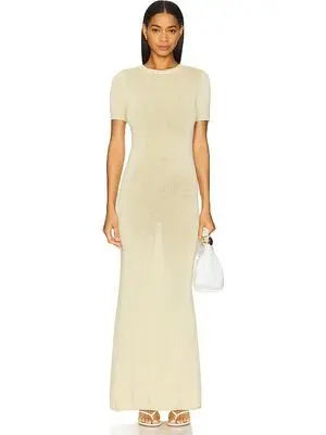 SEROYA Airess Maxi Dress - Pastel Yellow