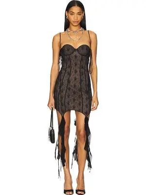 ANIYE RECORDS Kala Guepiere Dress - Black
