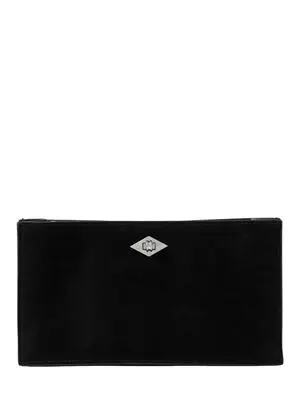 METIER Ease Suede Clutch - Black