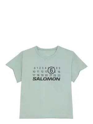MM6 MAISON MARGIELA X SALOMON Logo-print T-shirt - Green