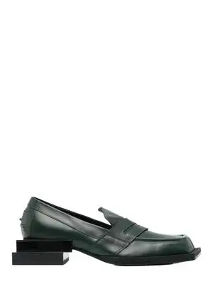STEVENMA Steven Ma Leather Loafers - Green