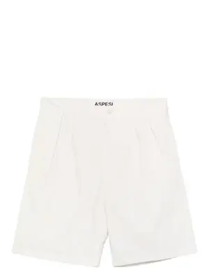 Aspesi Cotton Shorts - White