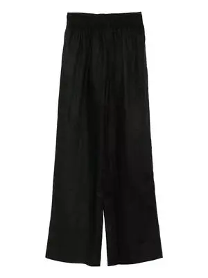 Ermanno Scervino Linen Trousers - Black