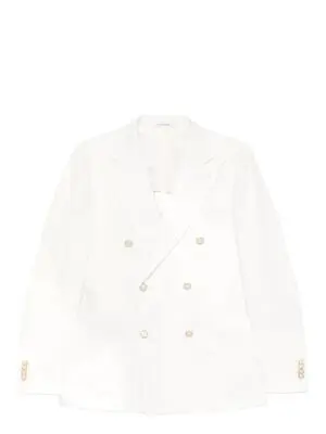 Tagliatore Twill Blazer - White
