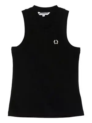 MELITTA BAUMEISTER Pierced Tank Top - Black