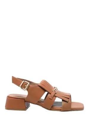 CARMENS 35mm Tassel-detailed Sandals - Brown