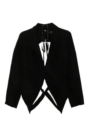 MARC LE BIHAN Cut-out Detail Jacket - Black