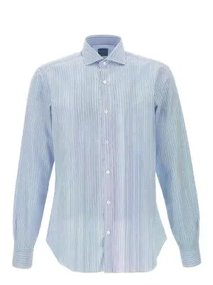 BARBA NAPOLI Striped Shirt - Blue